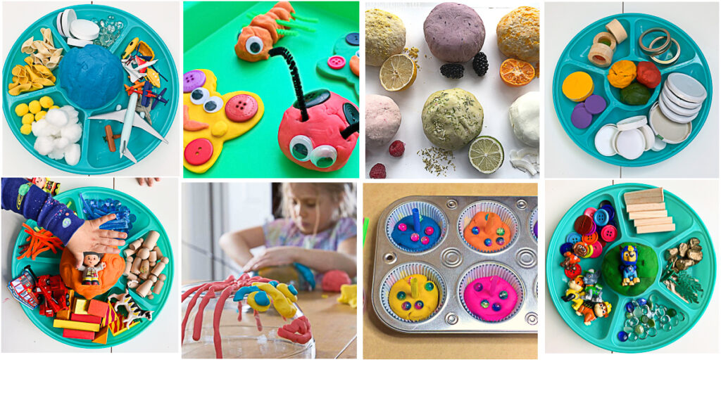 40+ Easy Play Dough Activities - Happy Toddler Playtime