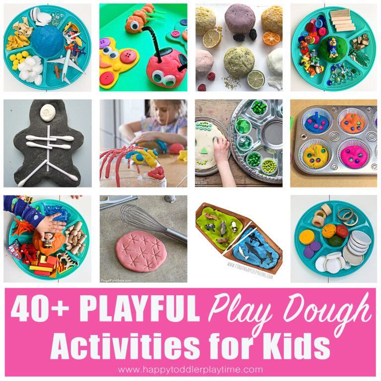 The Best Homemade (Super Easy & Soft) Playdough Recipe - Happy Toddler ...