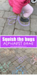 Squish the Bugs Alphabet Game - Happy Toddler Playtime