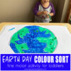Earth Day Colour Sort - Happy Toddler Playtime
