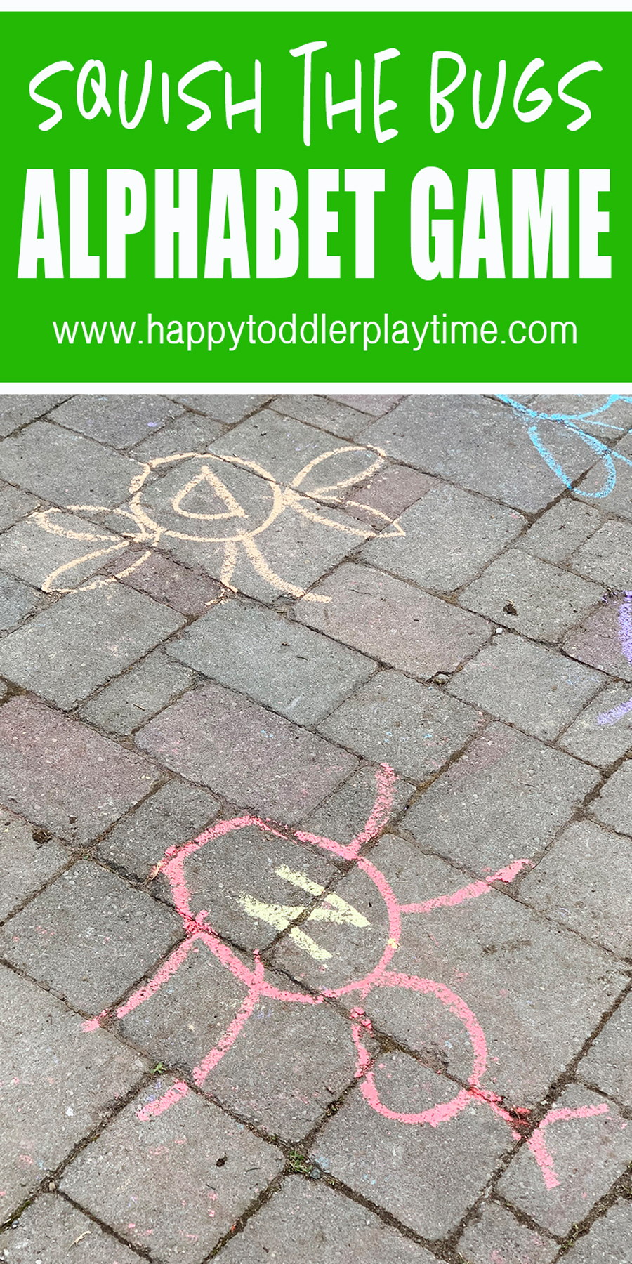 Squish the Bugs Alphabet Game - Happy Toddler Playtime