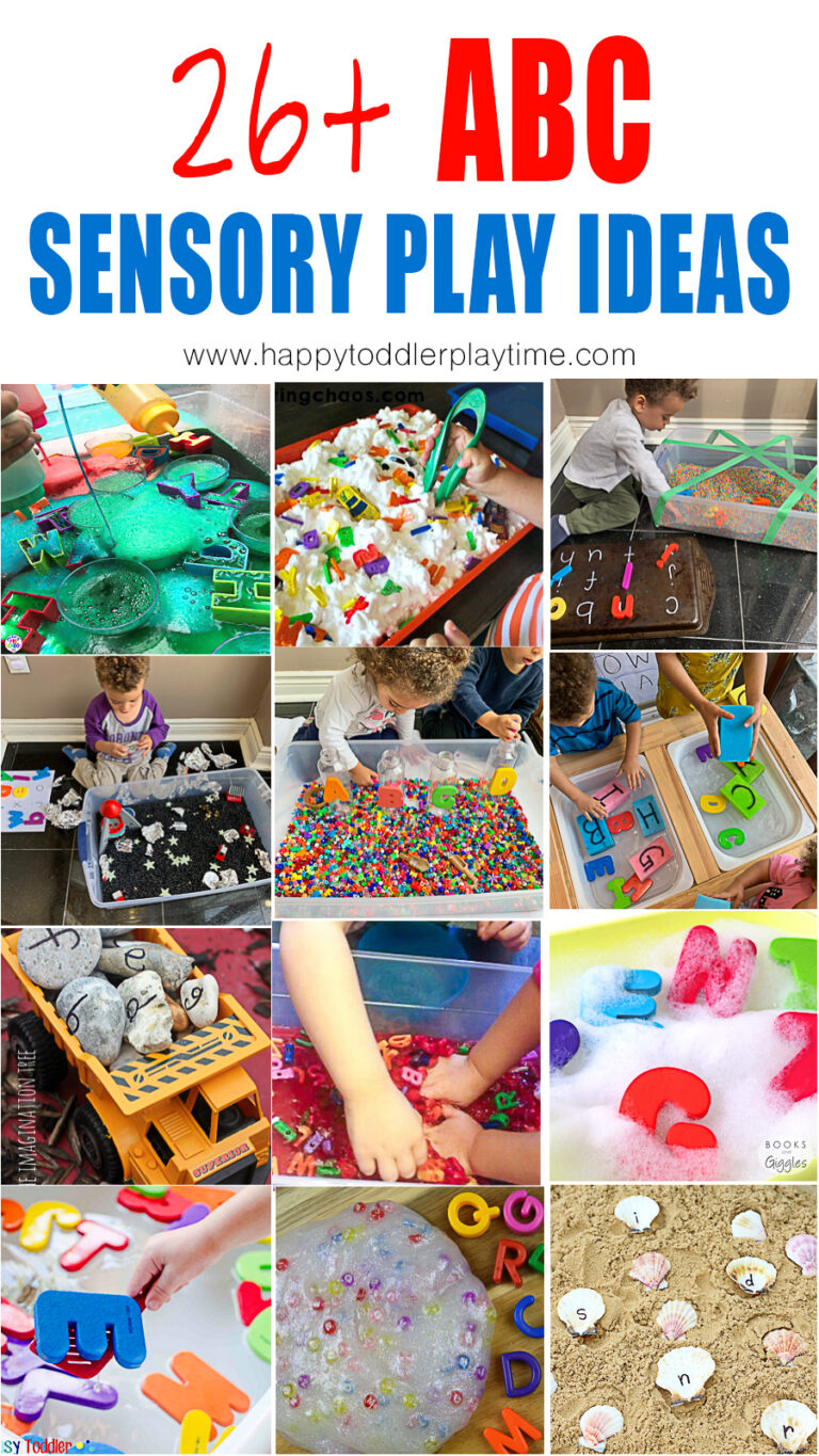 26+ Alphabet Sensory Bins - Happy Toddler Playtime