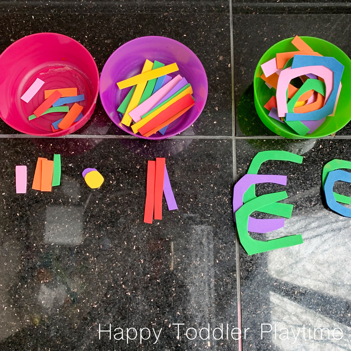 Build the Alphabet Sticky Wall - Happy Toddler Playtime