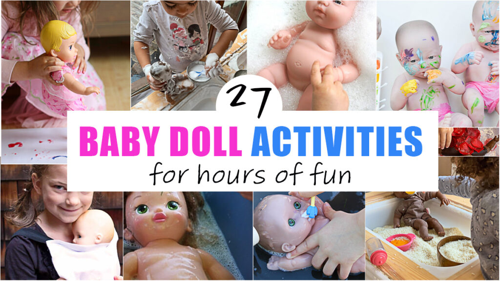 27 Baby Doll Activities for Kids - Happy Toddler Playtime