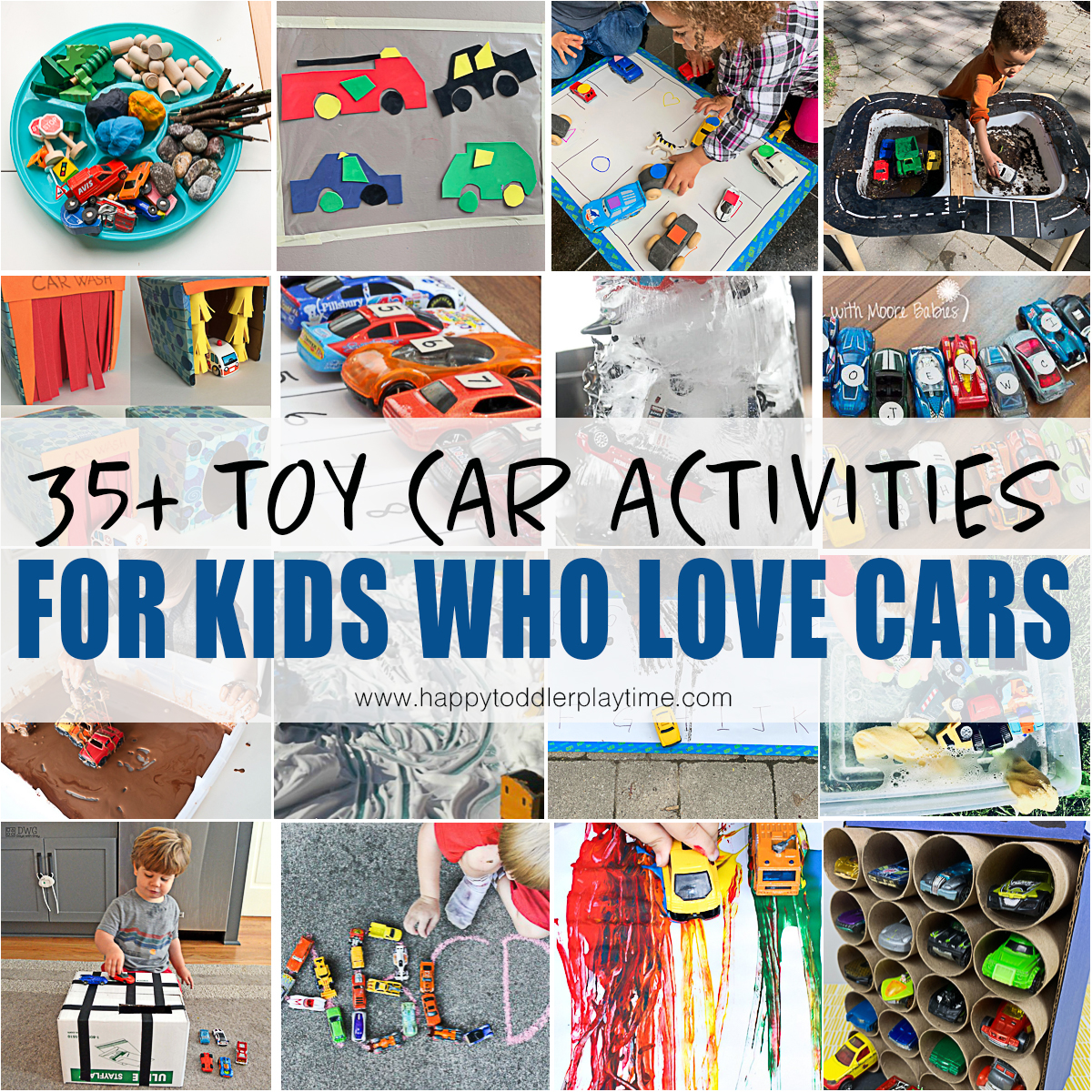 35+ Toy Car and Truck Activities for Kids - Happy Toddler Playtime