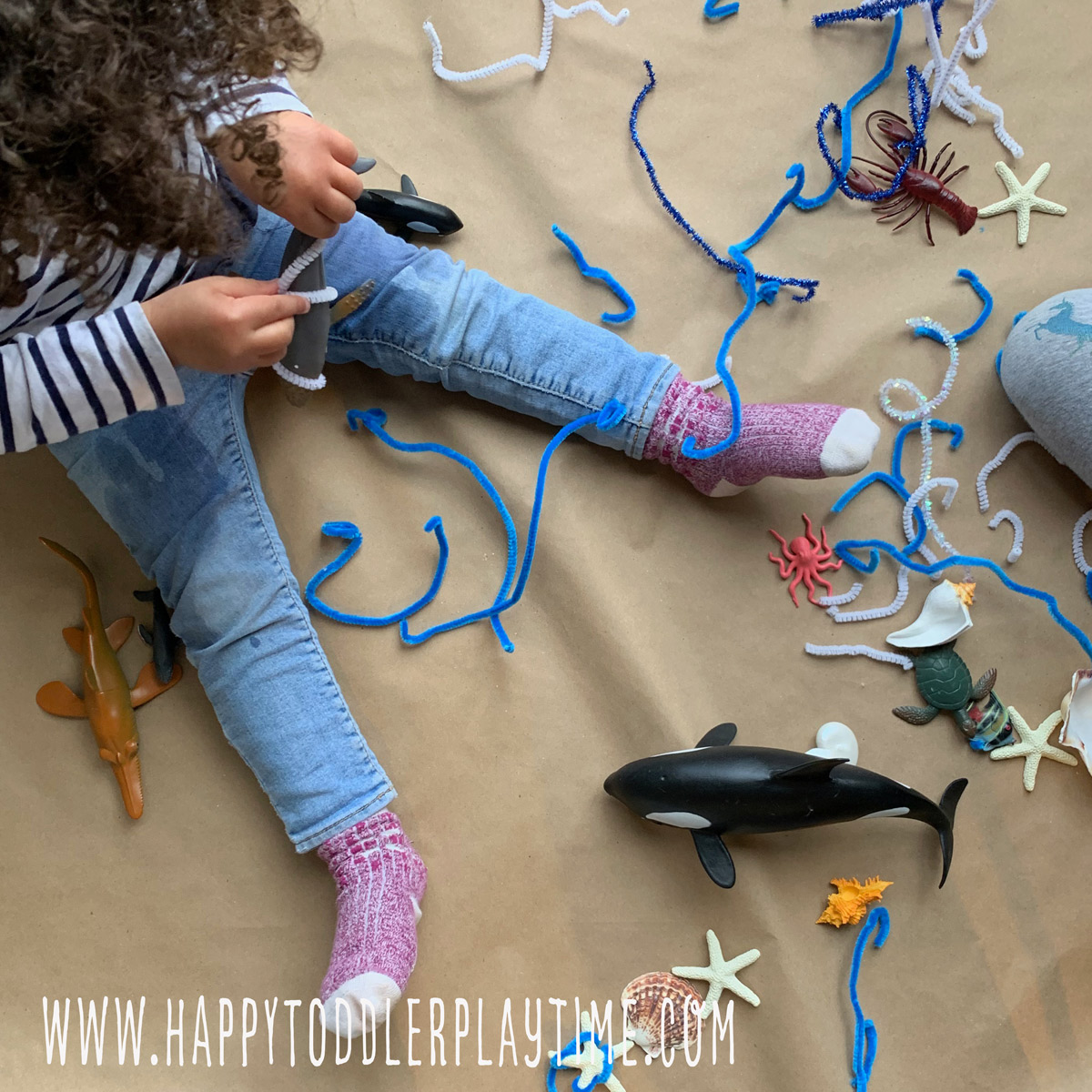 Rescue the Sea Creatures: Fine Motor Activity - Happy Toddler Playtime