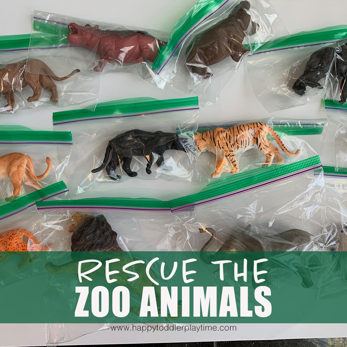 Rescue the Zoo Animals - Happy Toddler Playtime