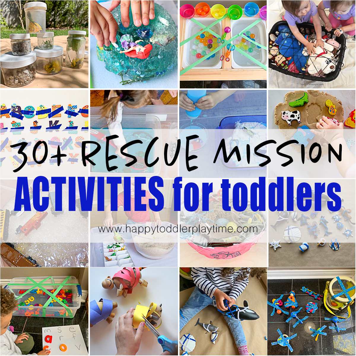30+ Rescue Mission Toddler Activities - Happy Toddler Playtime