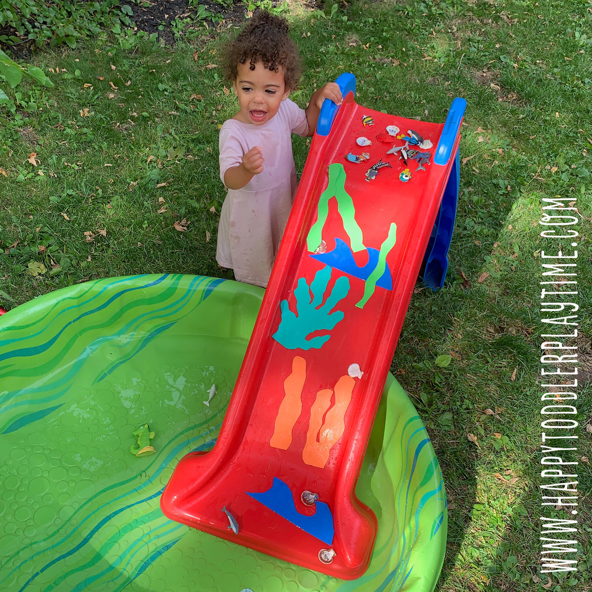Ocean Water Slides: Outdoor Play - Happy Toddler Playtime