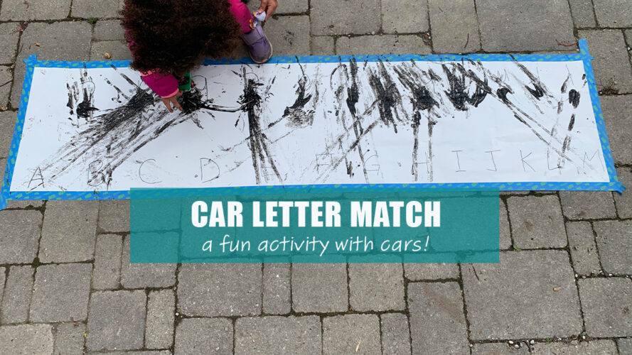 Car Letter Match - Happy Toddler Playtime