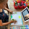 Drawing to Music Art Activity - Happy Toddler Playtime