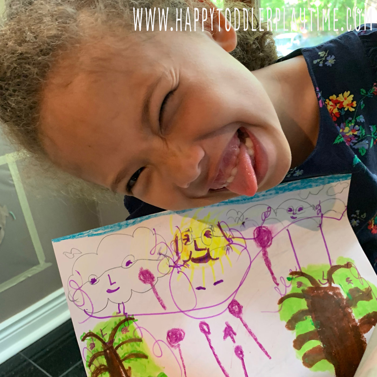 Drawing to Music Art Activity - Happy Toddler Playtime