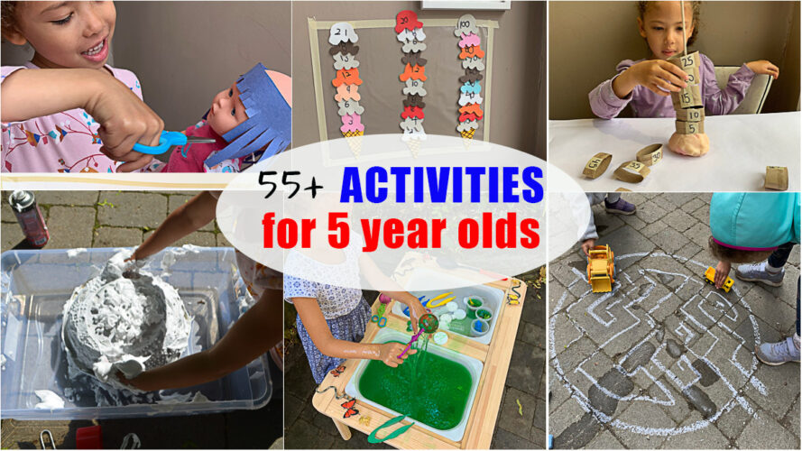 55+ Easy Activities for 5 Year Olds - Happy Toddler Playtime