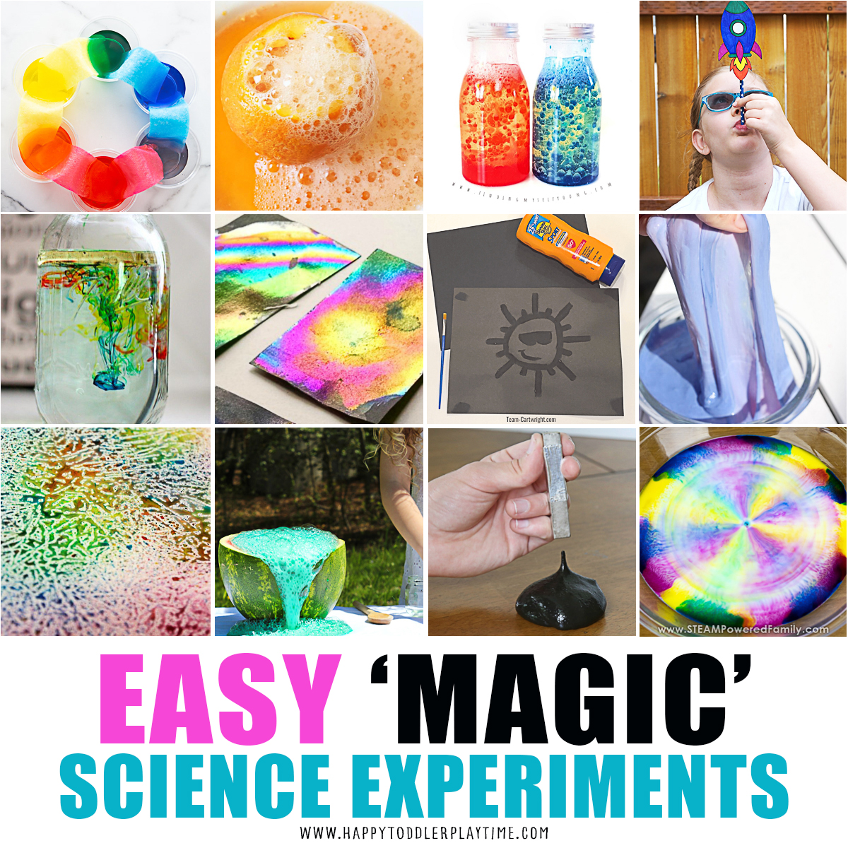 25+ Easy Magic Science Experiments - Happy Toddler Playtime