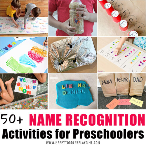 50+ Name Activities For Preschoolers - Happy Toddler Playtime