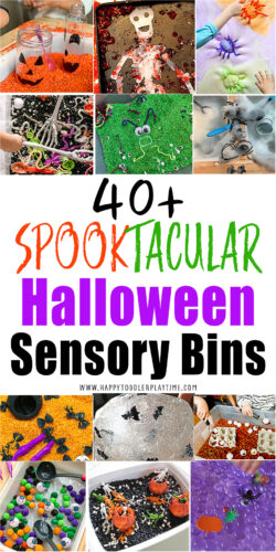 13+ Spooktacular Halloween Sensory Bins - Happy Toddler Playtime