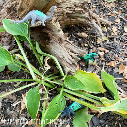 Dinosaur Letter Hunt - Happy Toddler Playtime