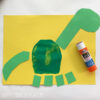Adorable Spatula Painted Dinosaur Craft - Happy Toddler Playtime