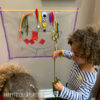 14 Amazing Halloween Sticky Walls - Happy Toddler Playtime