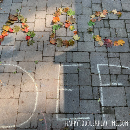 Leaf Letters: No-Prep Fall Activity - Happy Toddler Playtime