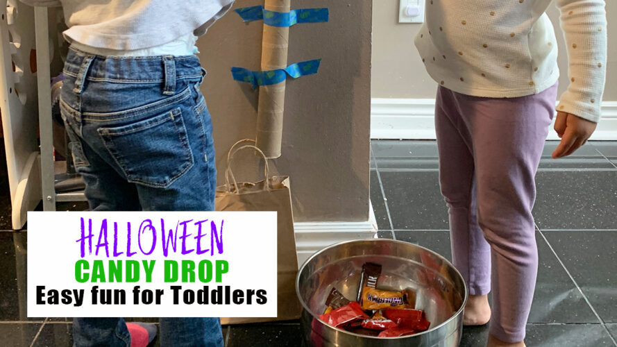Easy Halloween Candy Drop - Happy Toddler Playtime