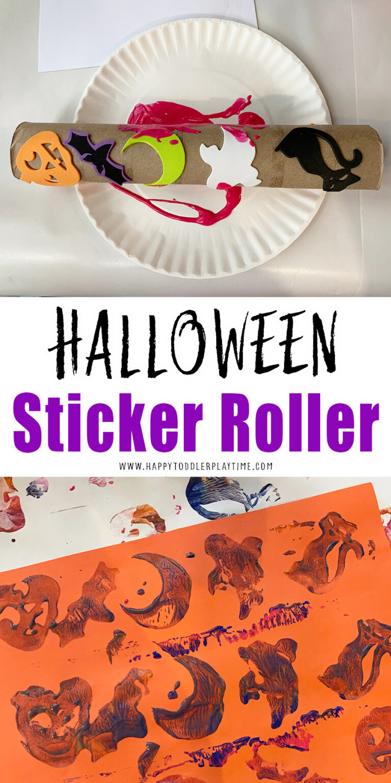 Halloween Sticker Activities for Kids - Happy Toddler Playtime