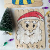 DIY Craft Stick Christmas Puzzles - Happy Toddler Playtime