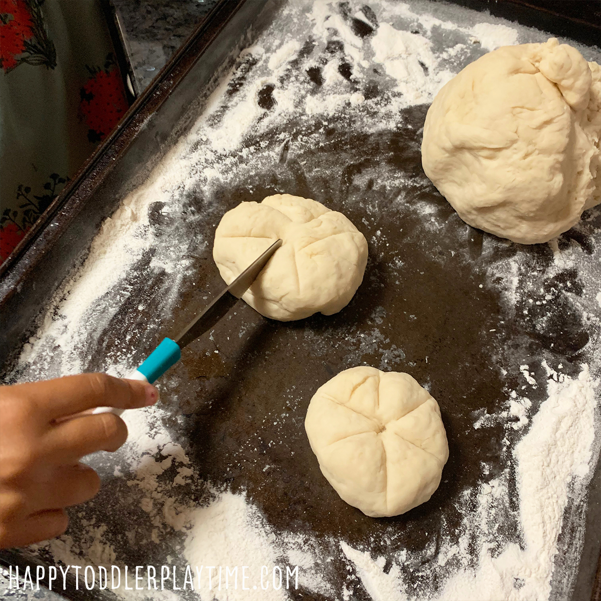 Thanksgiving Bread in A Bag For Kids - Happy Toddler Playtime