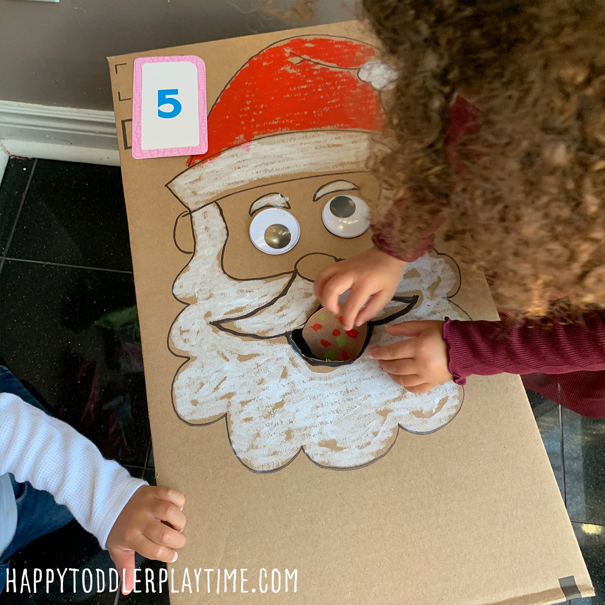 Feed Santa Cookie Game for Toddlers and Preschoolers - Happy Toddler ...