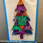 Decorate the Magnetic Tile Christmas Tree - Happy Toddler Playtime