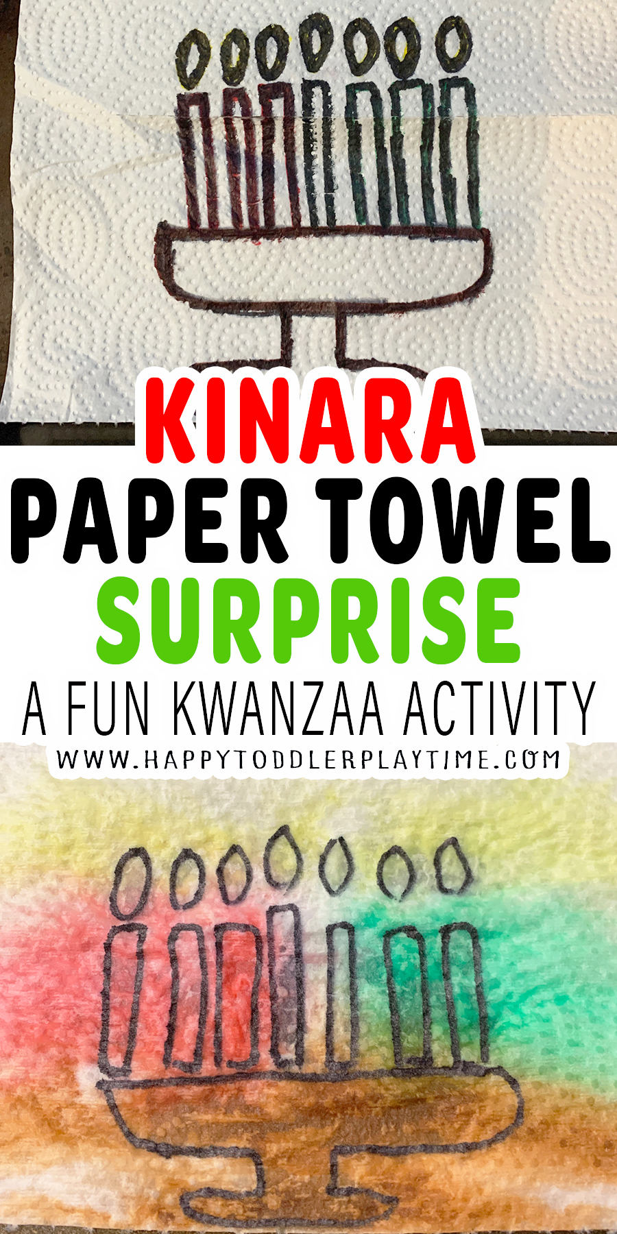 Kinara Paper Towel Surprise Art - Happy Toddler Playtime