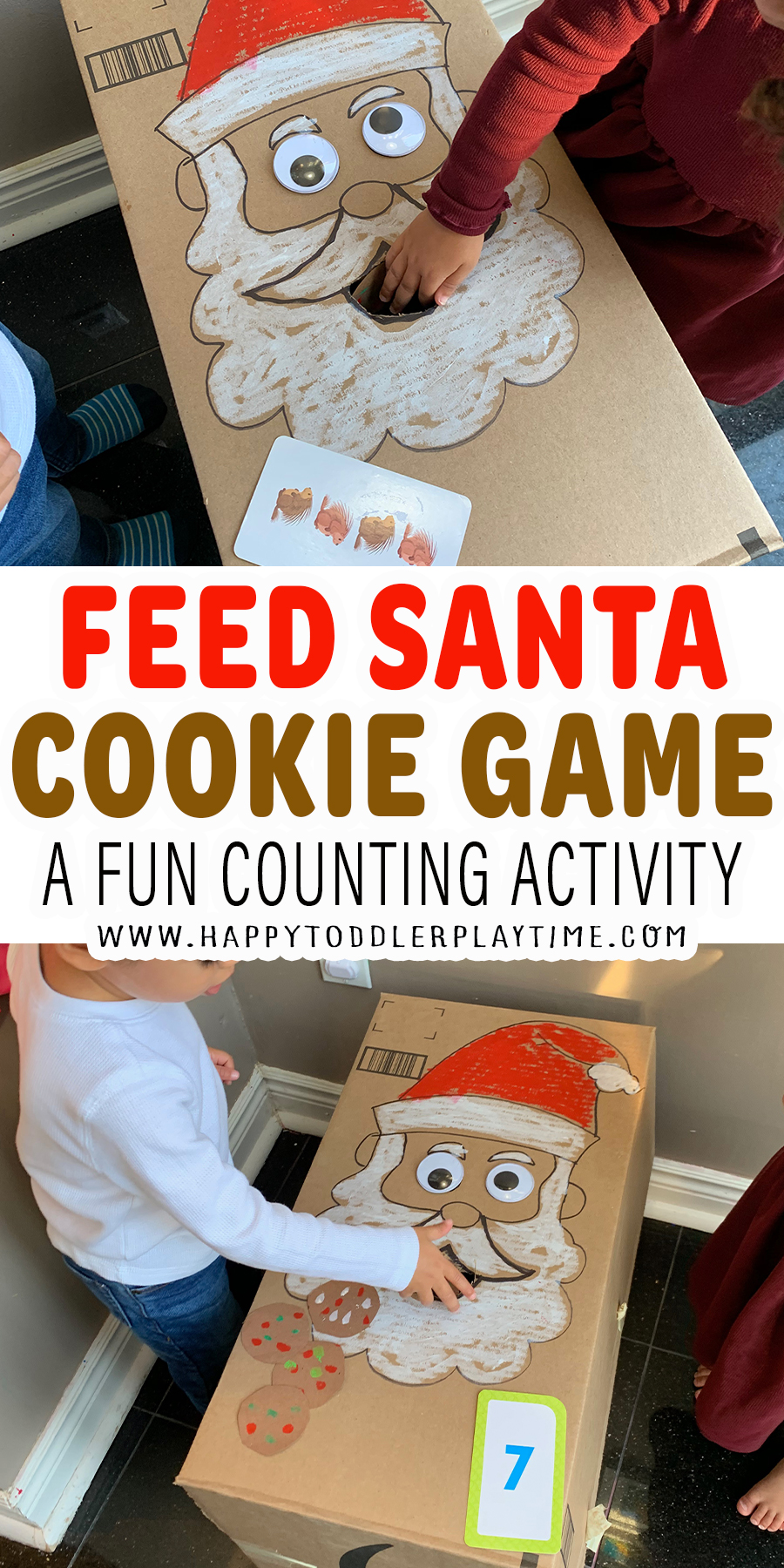 Feed Santa Cookie Game for Toddlers and Preschoolers - Happy Toddler ...