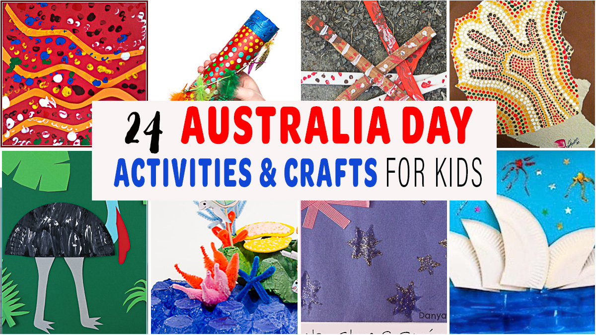 24 Amazing Australia Day Crafts For Kids Happy Toddler Playtime