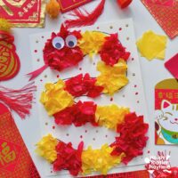 Year of the Snake Crafts for Chinese New Year - Happy Toddler Playtime