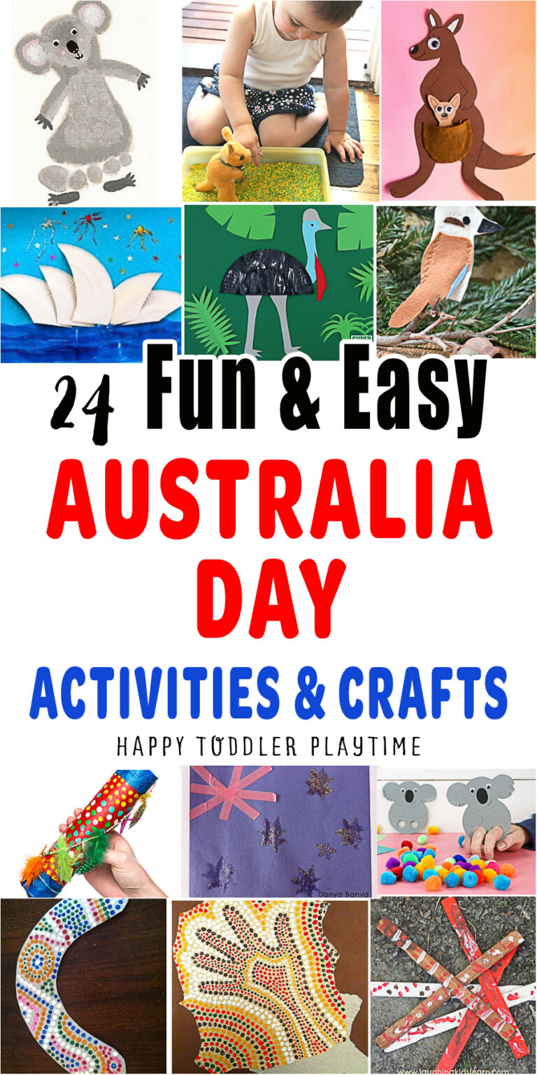 24 Amazing Australia Day Crafts for Kids - Happy Toddler Playtime