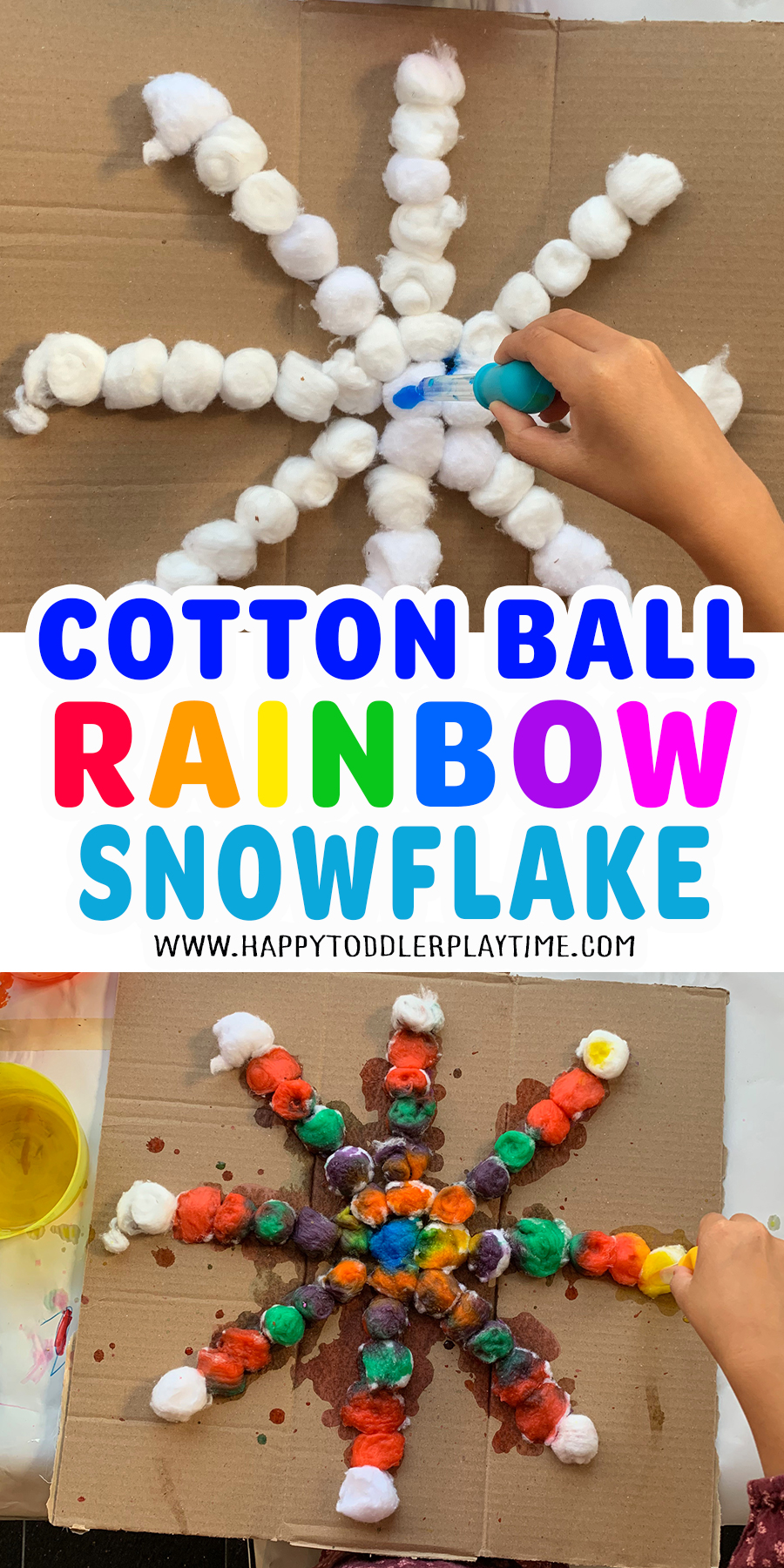 Snowflake Crafts & Activities - Happy Toddler Playtime