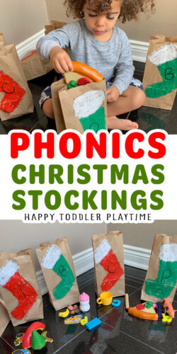 Phonics Christmas Activity - Happy Toddler Playtime