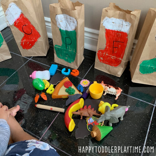 Phonics Christmas Activity - Happy Toddler Playtime