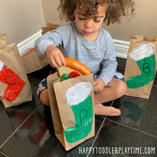Phonics Christmas Activity - Happy Toddler Playtime