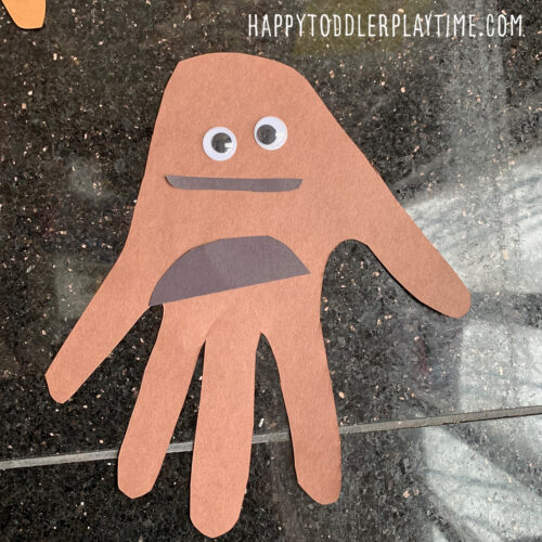 Handprint Crafts for Black History Month - Happy Toddler Playtime