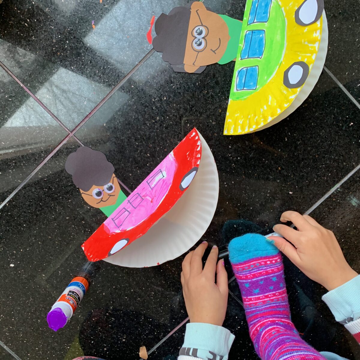 Rosa Parks Rocking Bus Craft - Happy Toddler Playtime