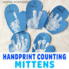 Handprint Counting Mittens: Winter Math - Happy Toddler Playtime