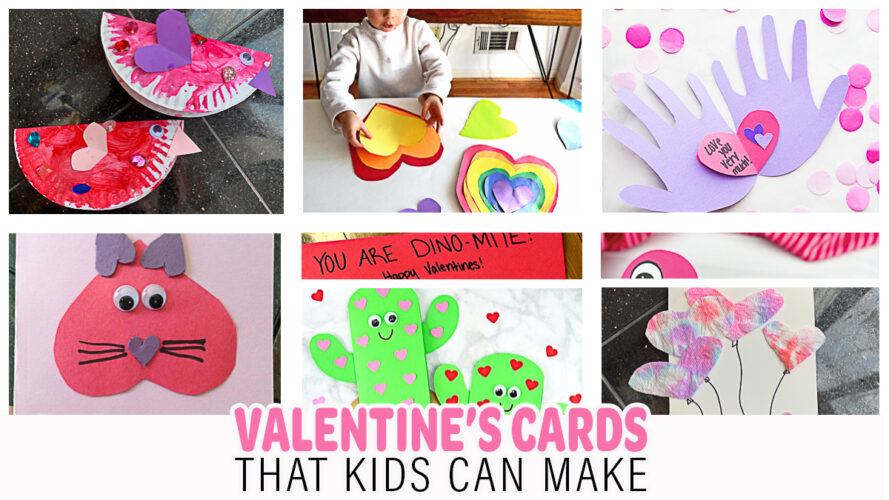 40+ Valentine's Day Cards Toddlers & Preschoolers Can Make - Happy ...
