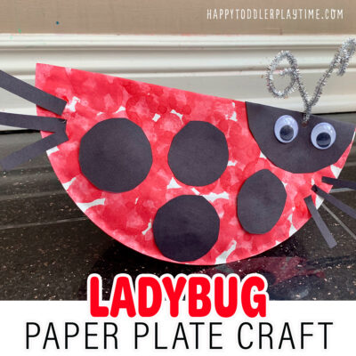 Rocking Ladybug Craft for Spring - Happy Toddler Playtime