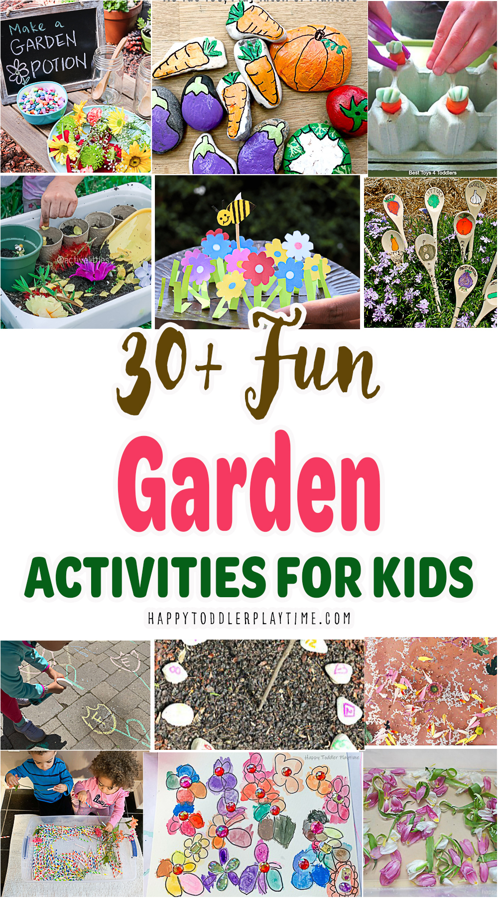 30+ the Best Garden Themed Crafts & Activities - Happy Toddler Playtime