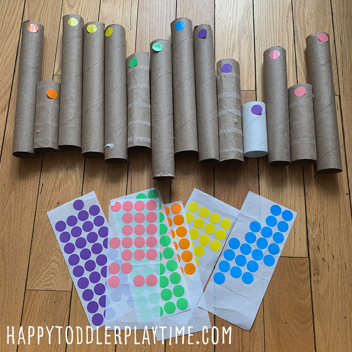 Super Easy Easter Egg Colour Sort - Happy Toddler Playtime