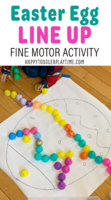 Easter Egg Line Tracing Activity - Happy Toddler Playtime