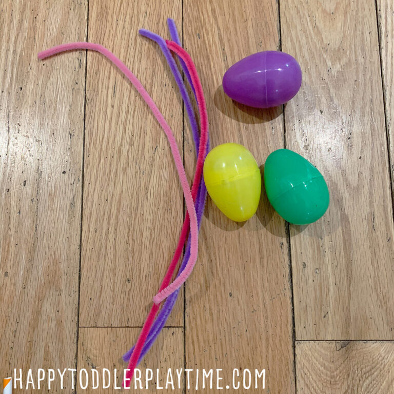 Easter Egg Counting for Preschoolers - Happy Toddler Playtime