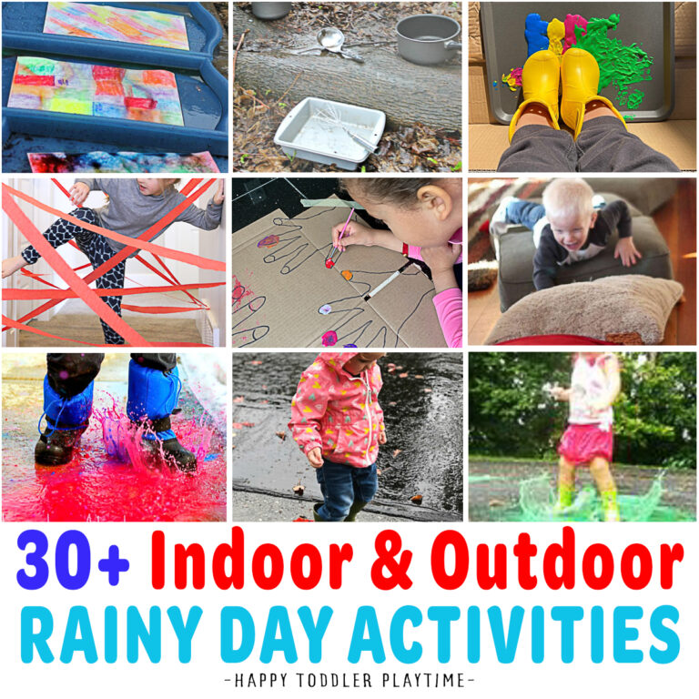 30+ Fun & Easy Rainy Day Activities for Kids - Happy Toddler Playtime