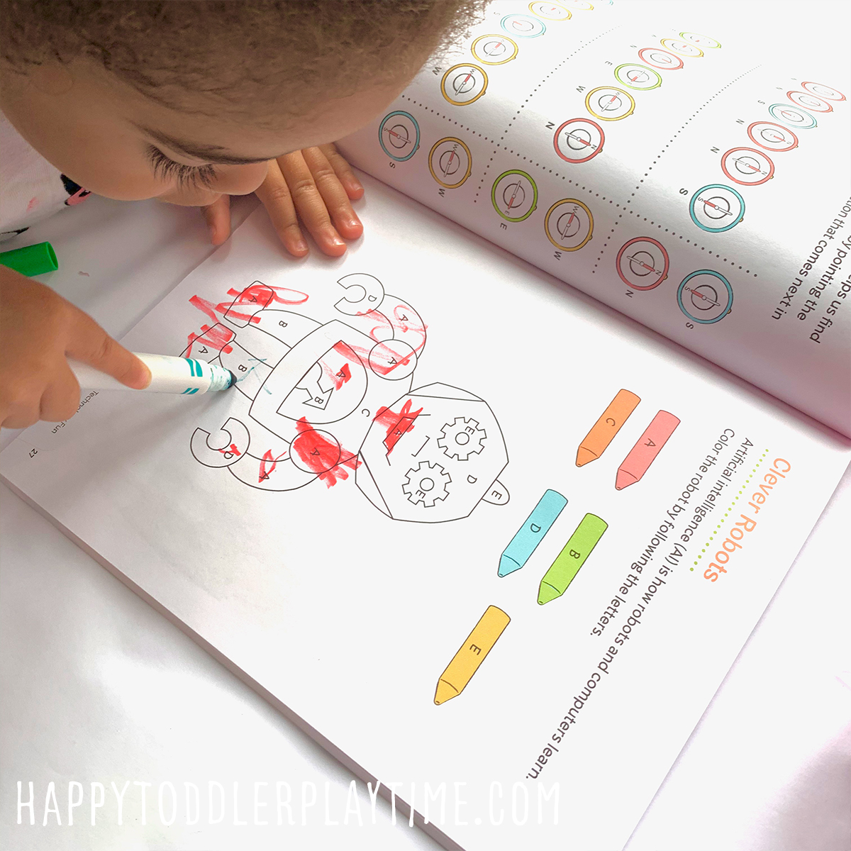 Super STEAM Activity Book - Happy Toddler Playtime